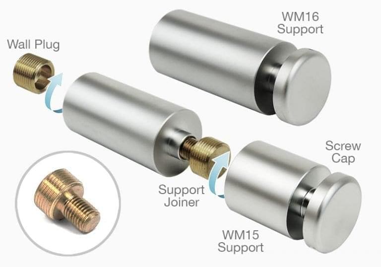 Add Value to Your Signs with Quality Sign Standoffs | Nova Display Store