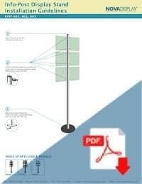 Info-Post Display Stand KFIP Installation Guides - Nova Display