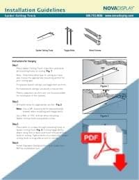 How to Install Spider Track for Ceiling Suspensions - Nova Display