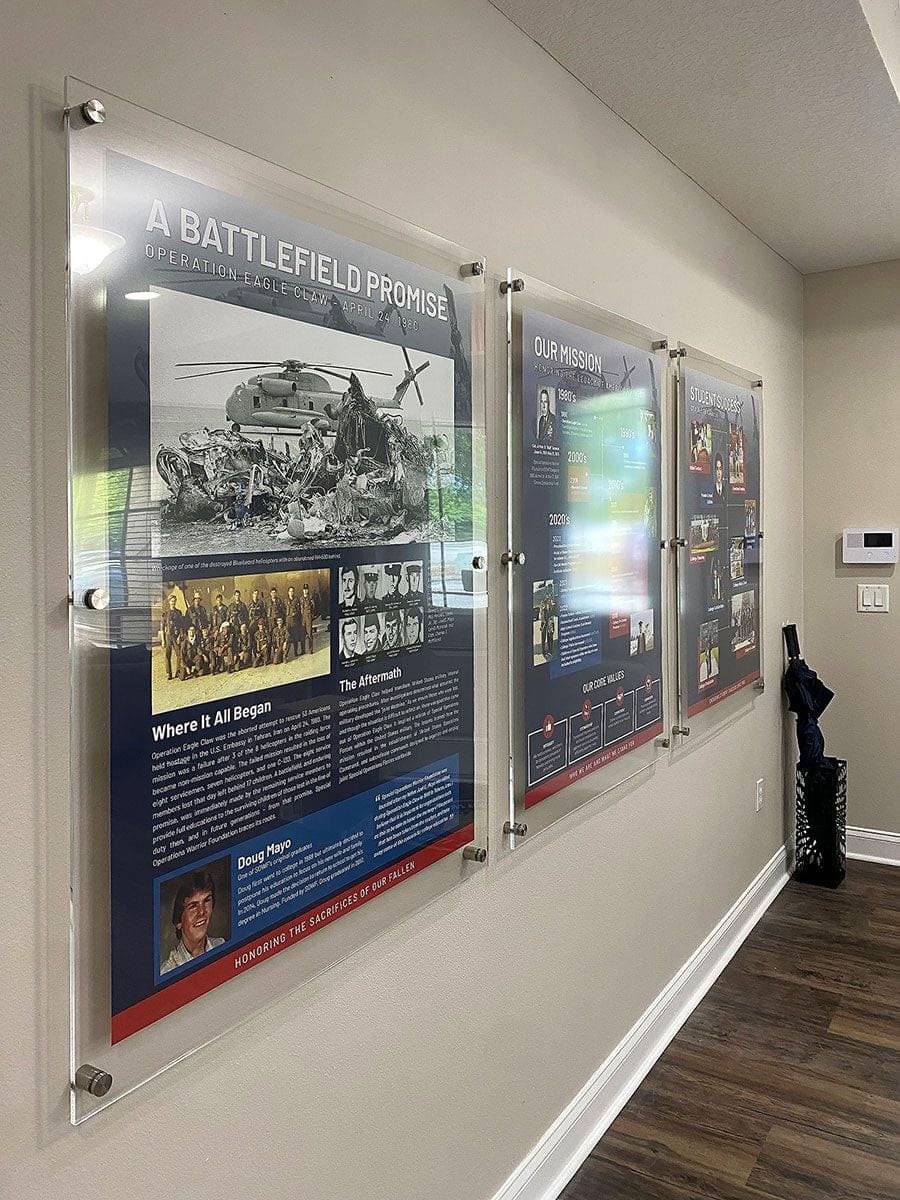 Oversized Acrylic Poster Frames | Nova Display Systems